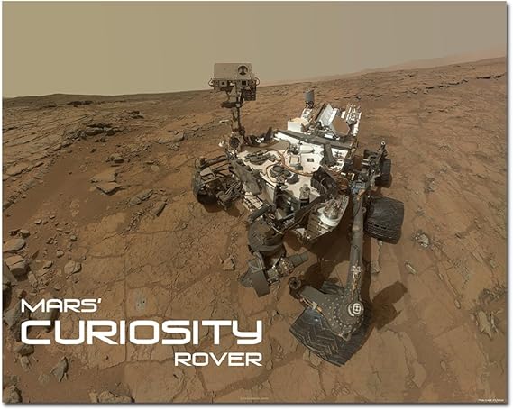 Amazon.com: Mars Curiosity Rover - 24" x 19" - Classroom Poster ...