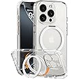 Amazon.com: COOLQO Magnetic for iPhone 16 Pro Max Case, [Compatible with MagSafe] with 360 ...