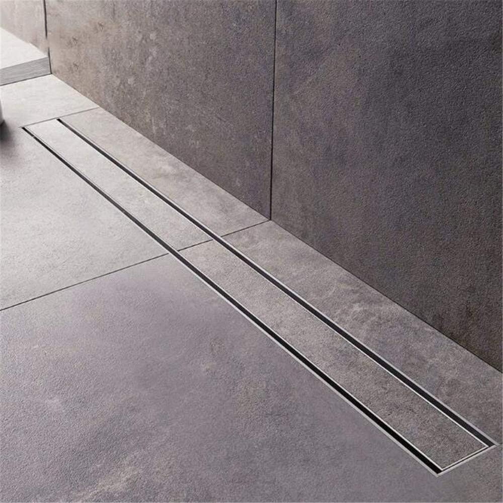 Amazon.com : Floor Drain, Stainless Steel Floor Linear Shower Drain ...