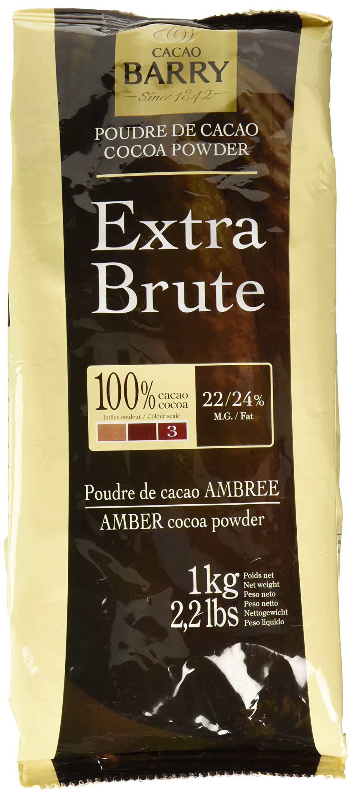 Mua Cacao Barry Cocoa Powder 100% Cocoa Extra Brute, 2.2 lb (Pack of 2 ...
