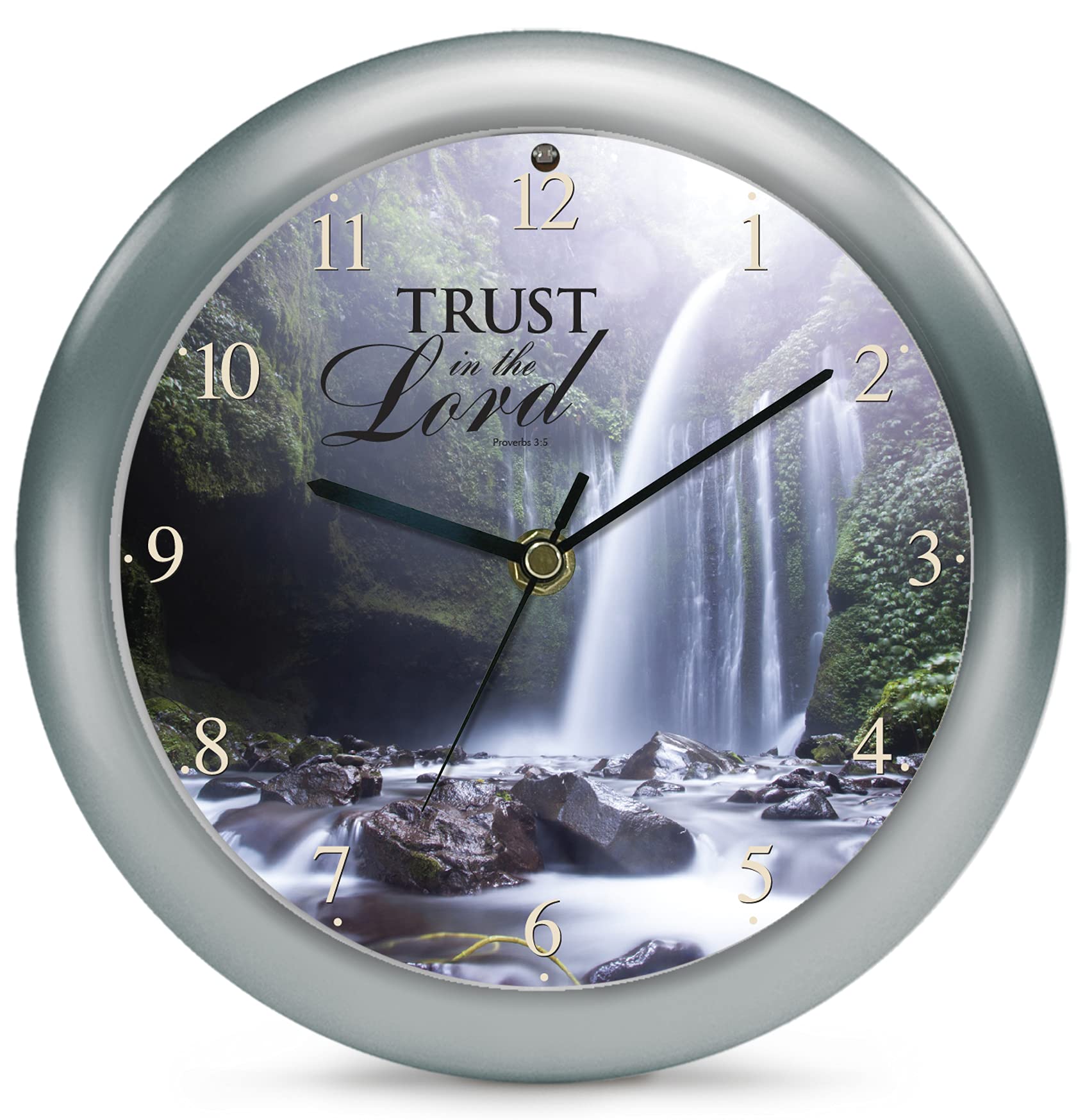 Mua Inspirational Waterfall Trust Silver Tone 8 inch Three Hymn Sound ...