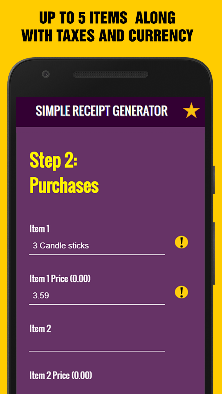 Easy Receipts Generator, Receipt & Invoice Maker:Amazon.com.br:Appstore for Android
