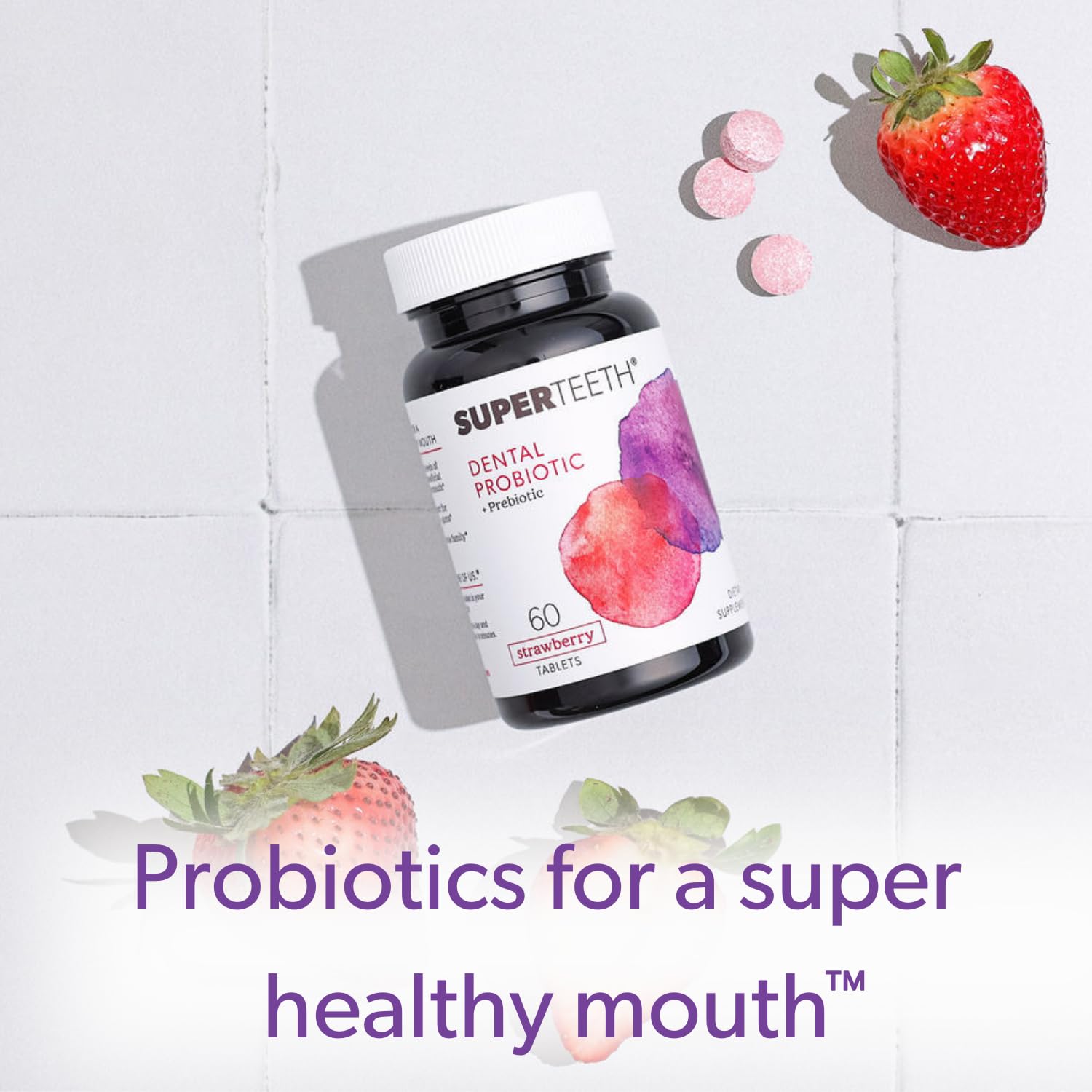 Mua SuperTeeth Chewable Dental Probiotic for Kids & Adults | Supports ...