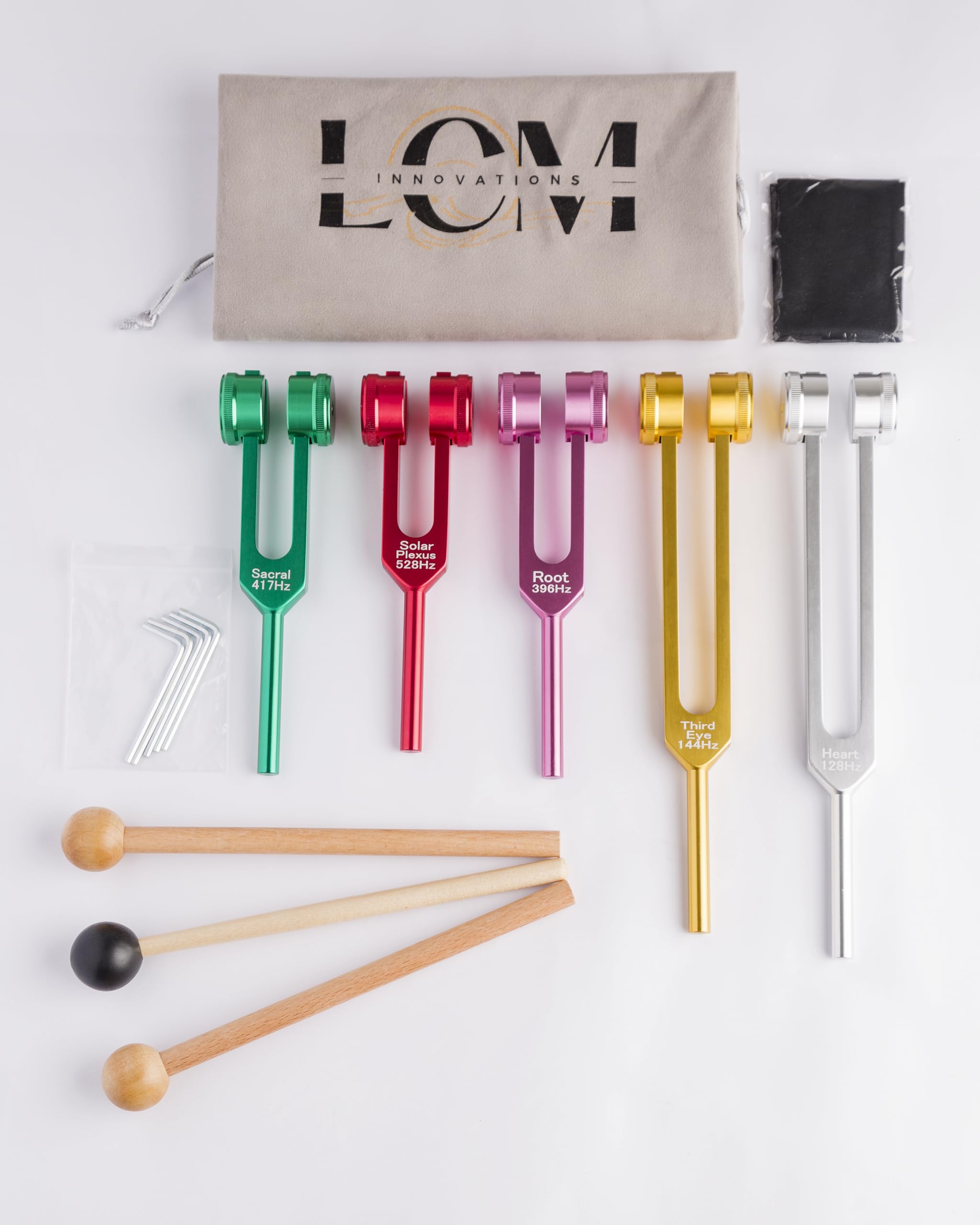Tuning Forks for Chakra Healing and Music Therapy by LCM Innovations ...