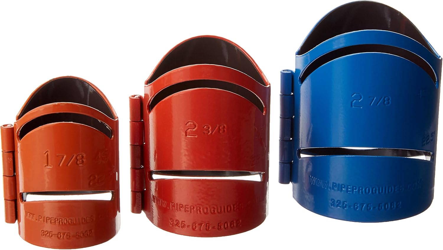 Pipe Pro Metal Cutting Guide Kit - (Includes Sizes: 1-7/8", 2-3/8", 2-7 ...