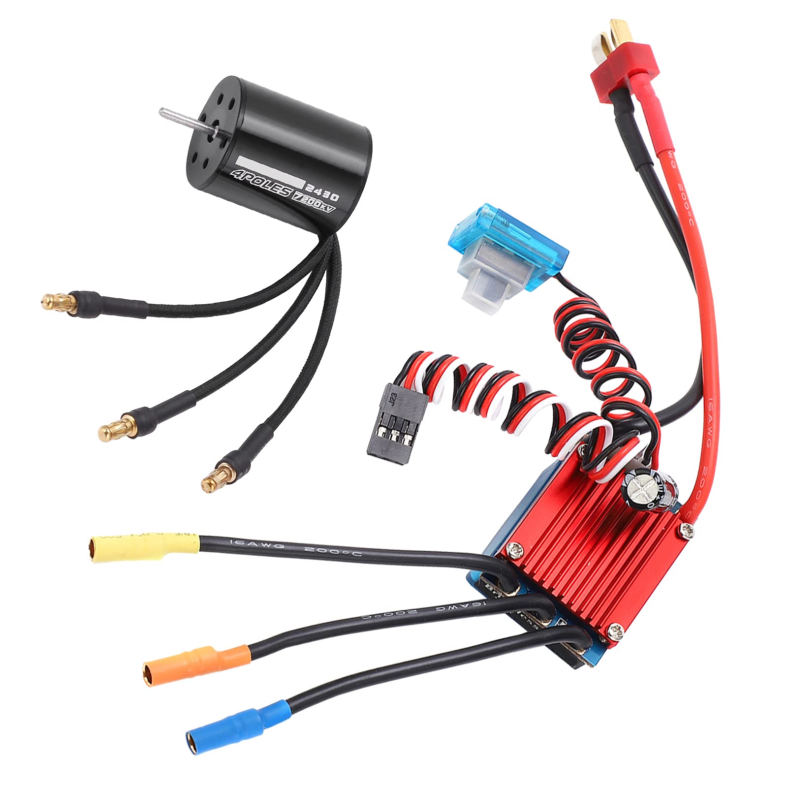 Mua RC 2430 7200KV Brushless Motor, High Performance Waterproof High Torque 7200KV Brushless ...