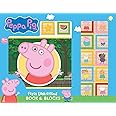 Amazon.com: Peppa Pig - 10 Wooden Blocks and Interactive First Look and ...