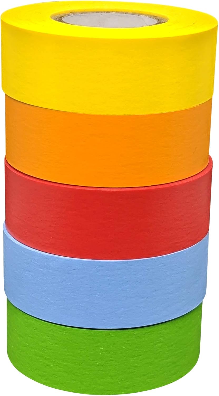 Lab Labeling Tape Variety Pack, 500″ Length x 3/4″ Width, 1 Inch Core ...