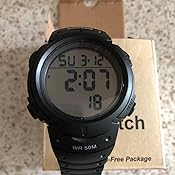 Mens Digital Sports Watch, Males Waterproof Electronic Military Army ...