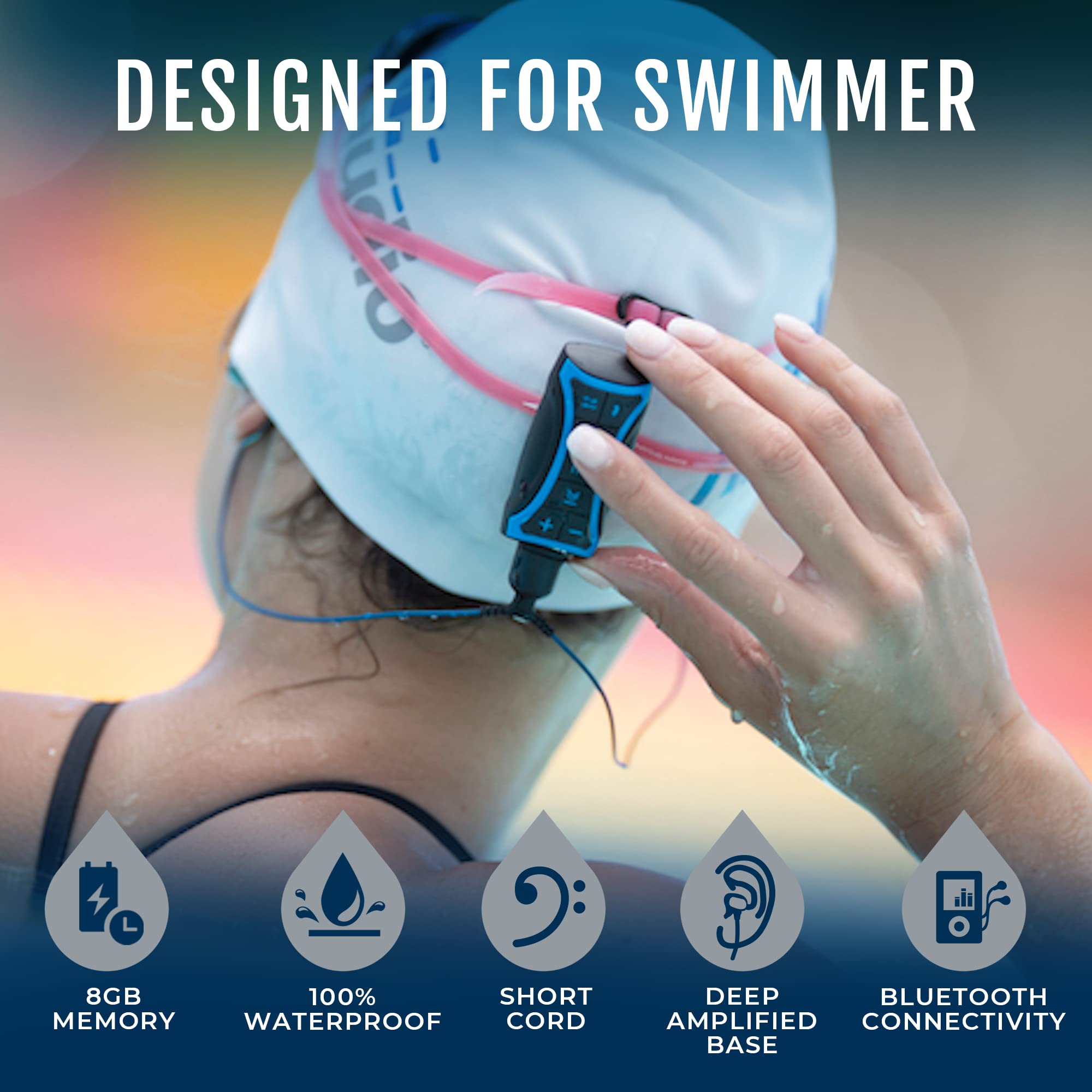 Mua H2O Audio Stream 2 | 100% Waterproof MP3 Player with Bluetooth ...