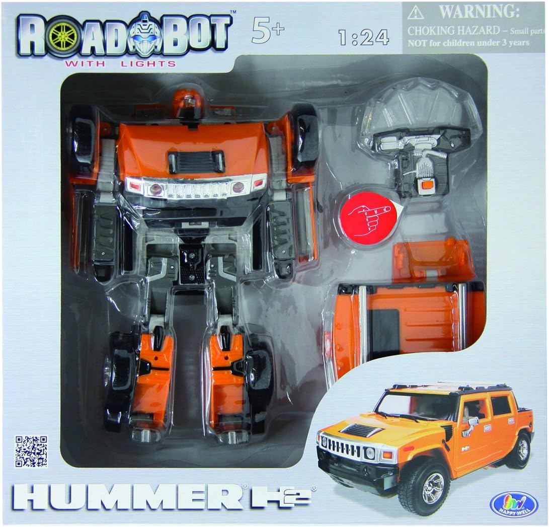 Transformer hummer h2 1/24: Amazon.es: Juguetes y juegos