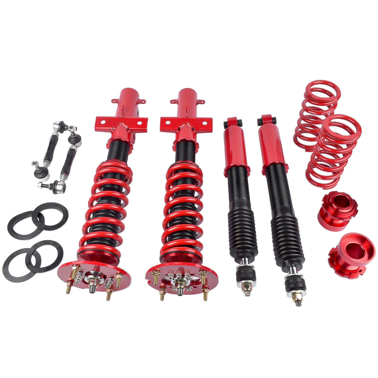 GELUOXI Height Adjustable Coilover Suspension Shock Absorber Lowering Kit Replacement for 2005 ...