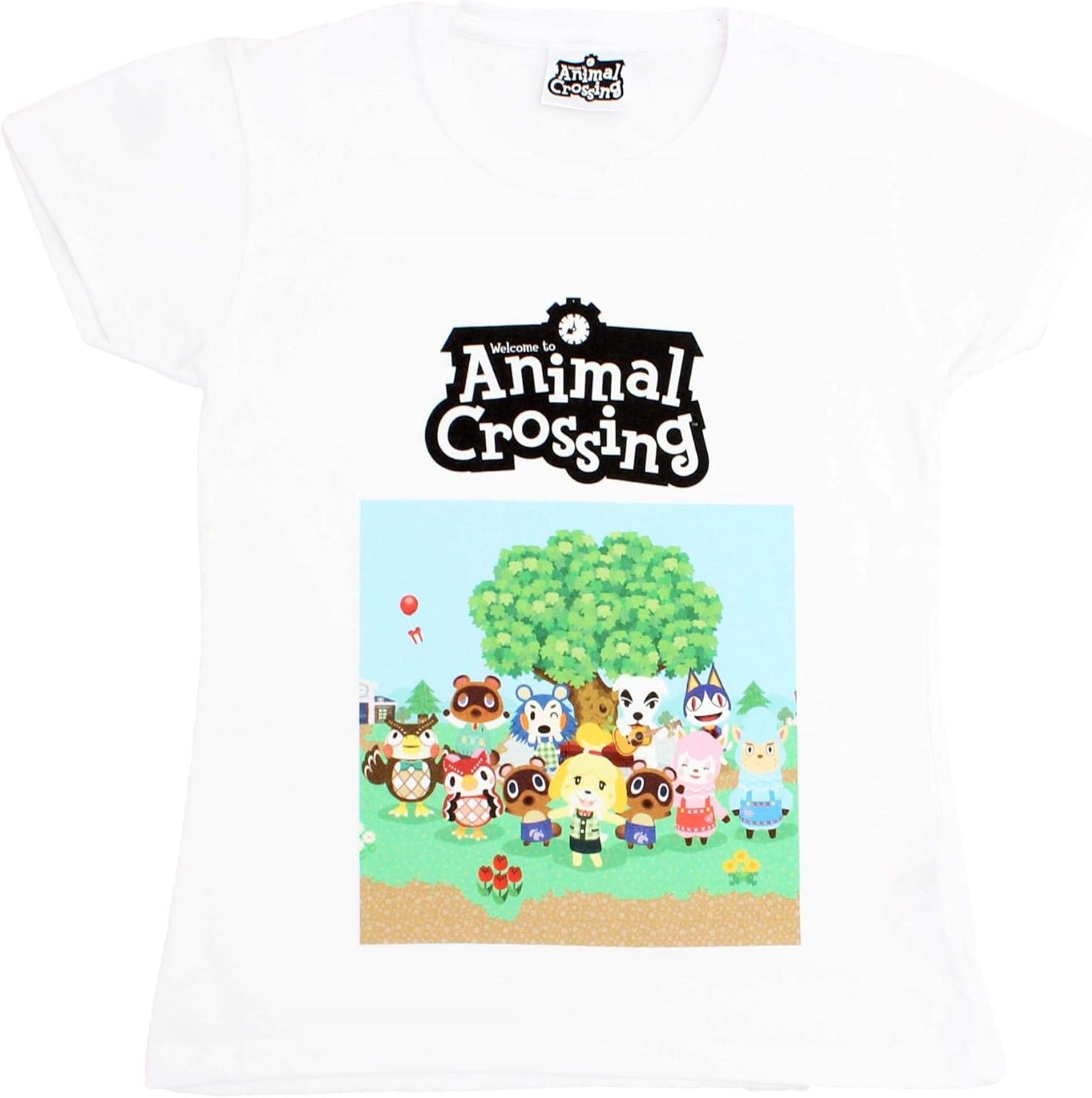 Official Licensed Nintendo Animal Crossing Team Short Sleeve T Shirt ...