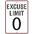 Amazon.com: Excuse Limit 0 - NEW Classroom Motivational Poster: Office ...