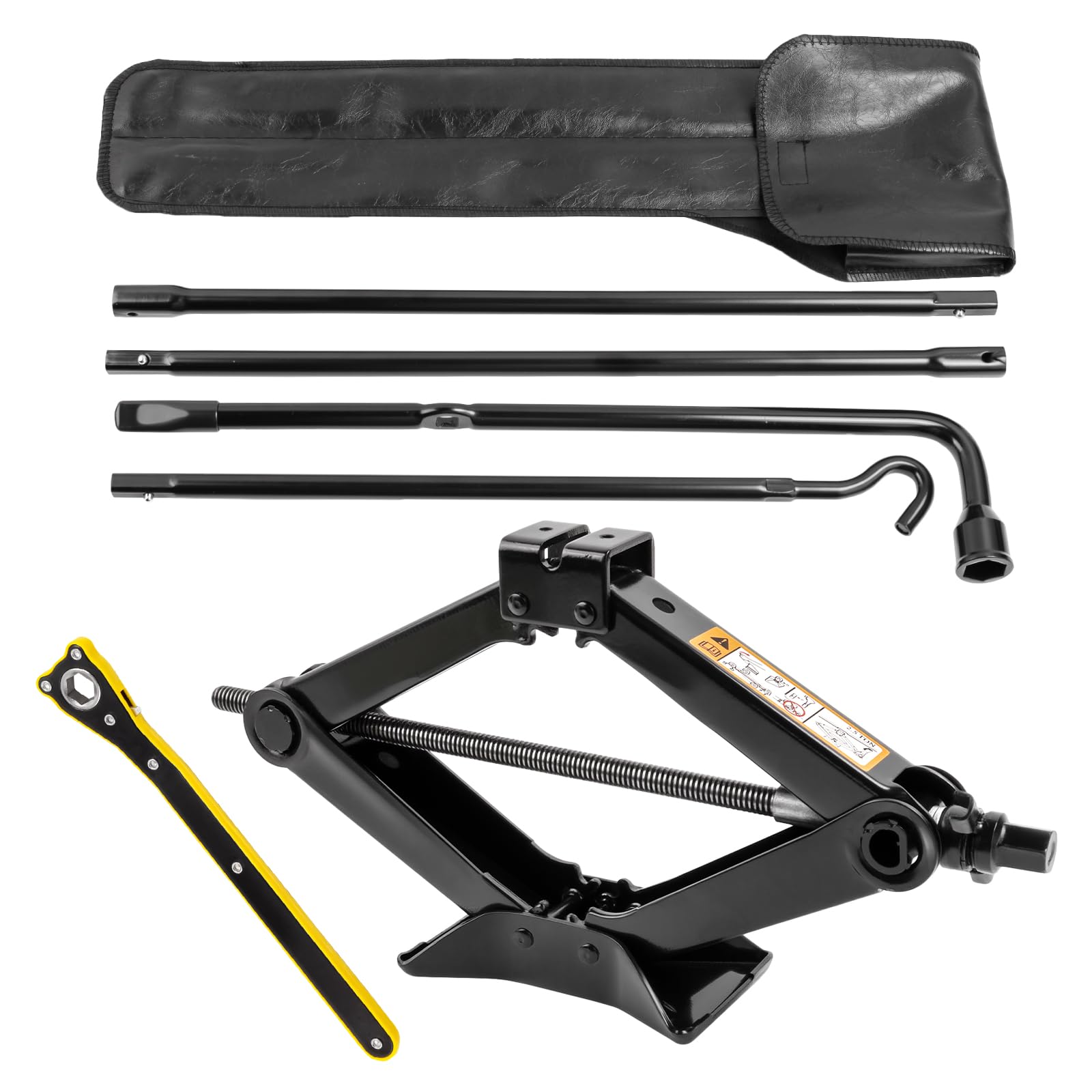 SKCOAUTO Jack Spare Tire Tool Kit fit for 2 Ton Car Tire Jack Repair ...