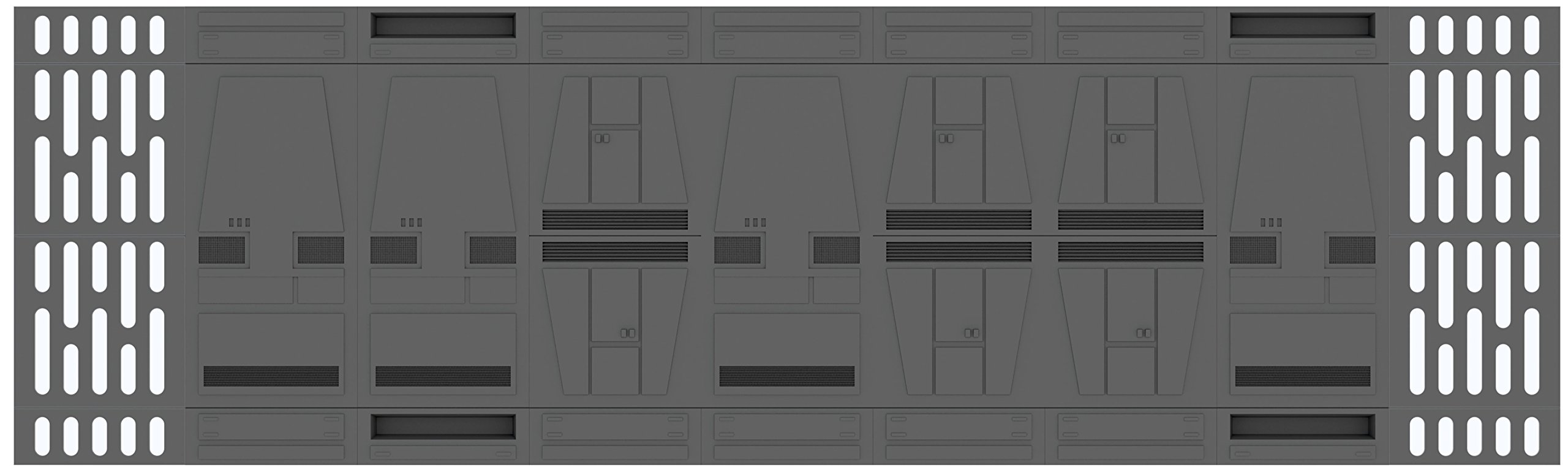 Spacewalls 9pc set - for 1:12 scale or 6inch Star Wars figures | eBay