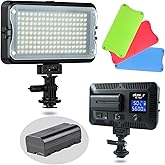 Amazon.com : Neewer on Camera Video Light Photo Dimmable 176 LED Panel ...