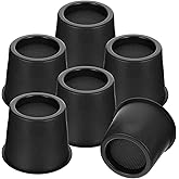 Amazon.com: Noamus 6 Pack Round Bed Risers, 4 Inch Furniture Raising ...
