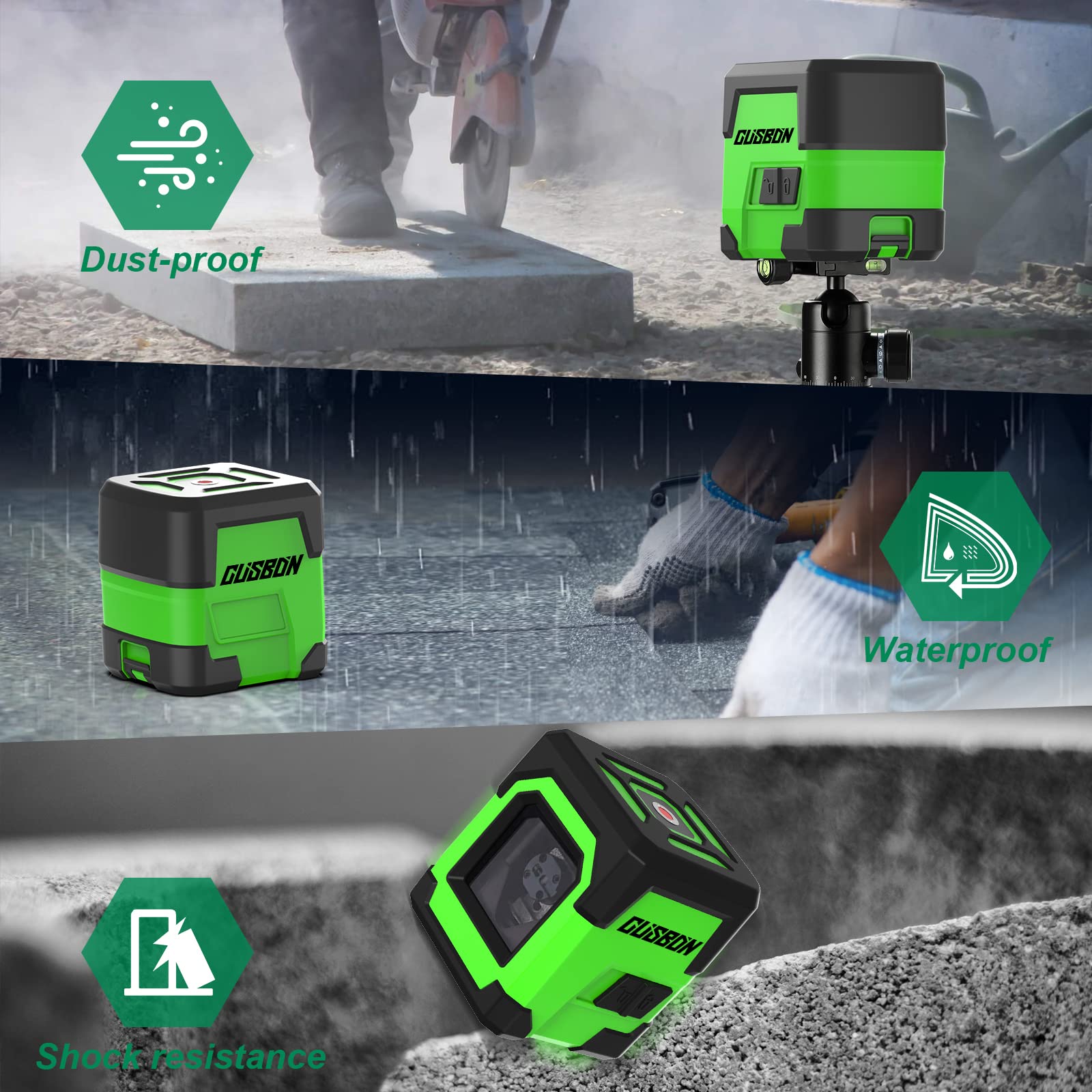 Mua Laser Level, CUSBON Vertical and Horizontal Line with Projected ...