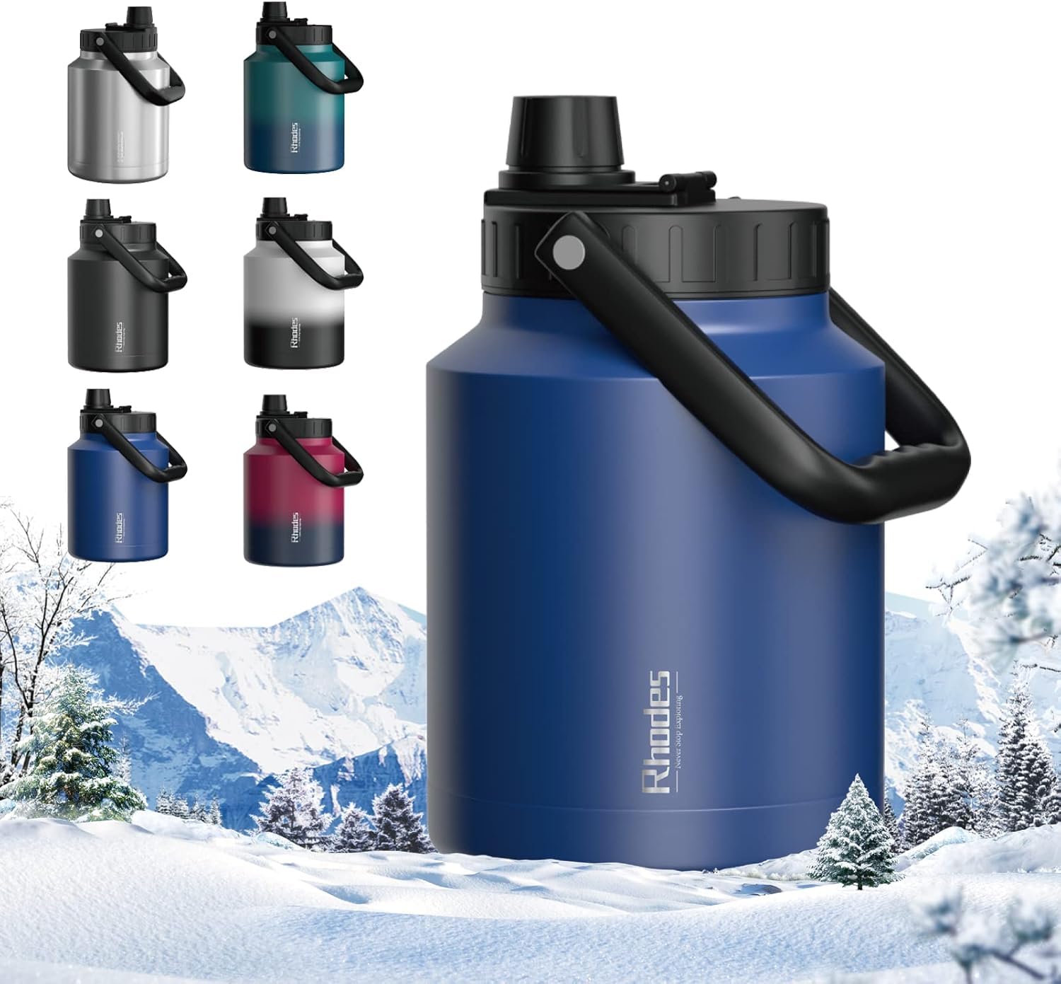 Mua (Rhodes) Camping Water Bottle, 2 Liter, Sports Bottle, 1.5 Liter ...