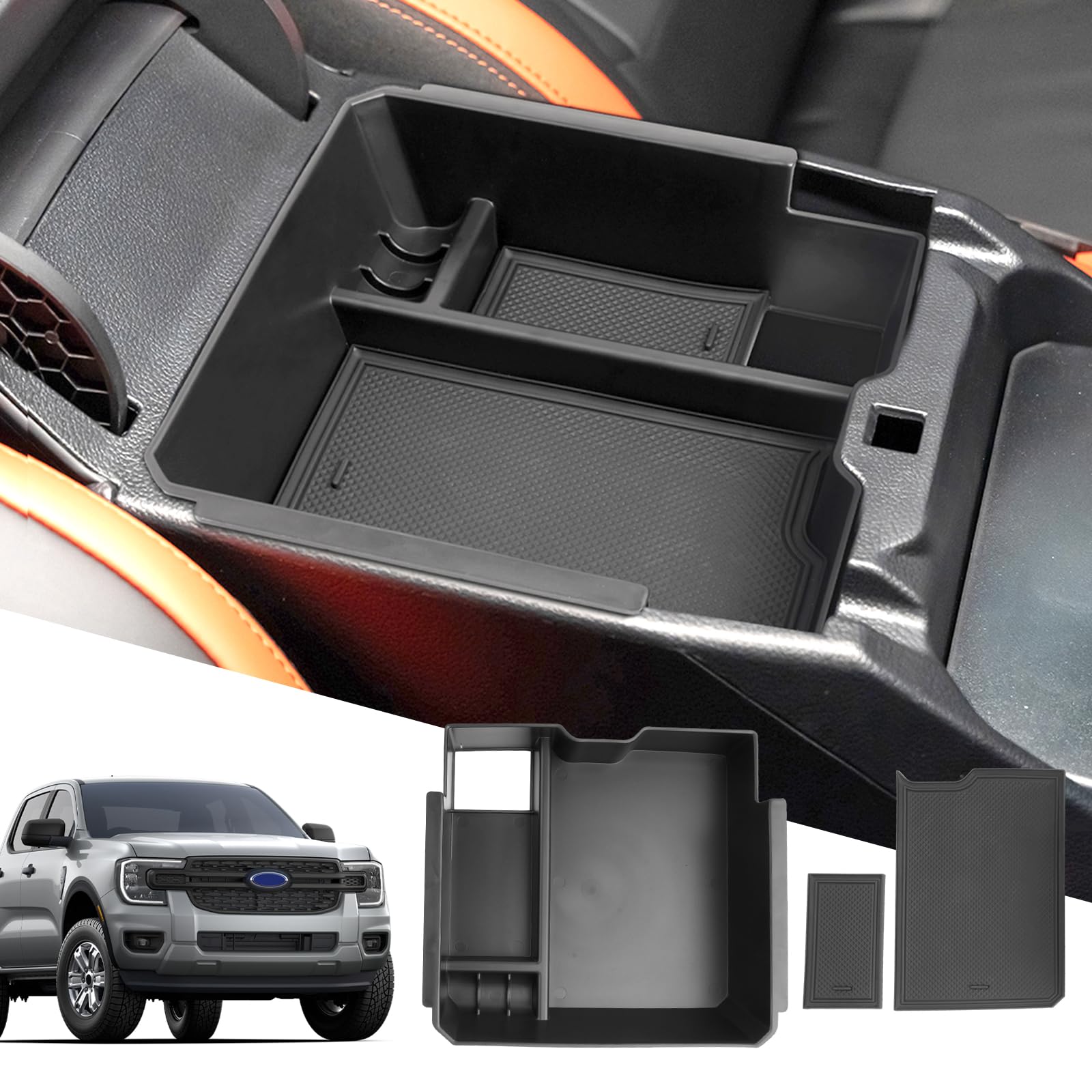 Mua SXCY for 2024 Ford Ranger Center Console Organizer Tray for 2024 ...