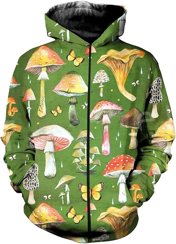 BSDASH Las plantas hongo hongo camuflaje divertido de la moda chándal ...