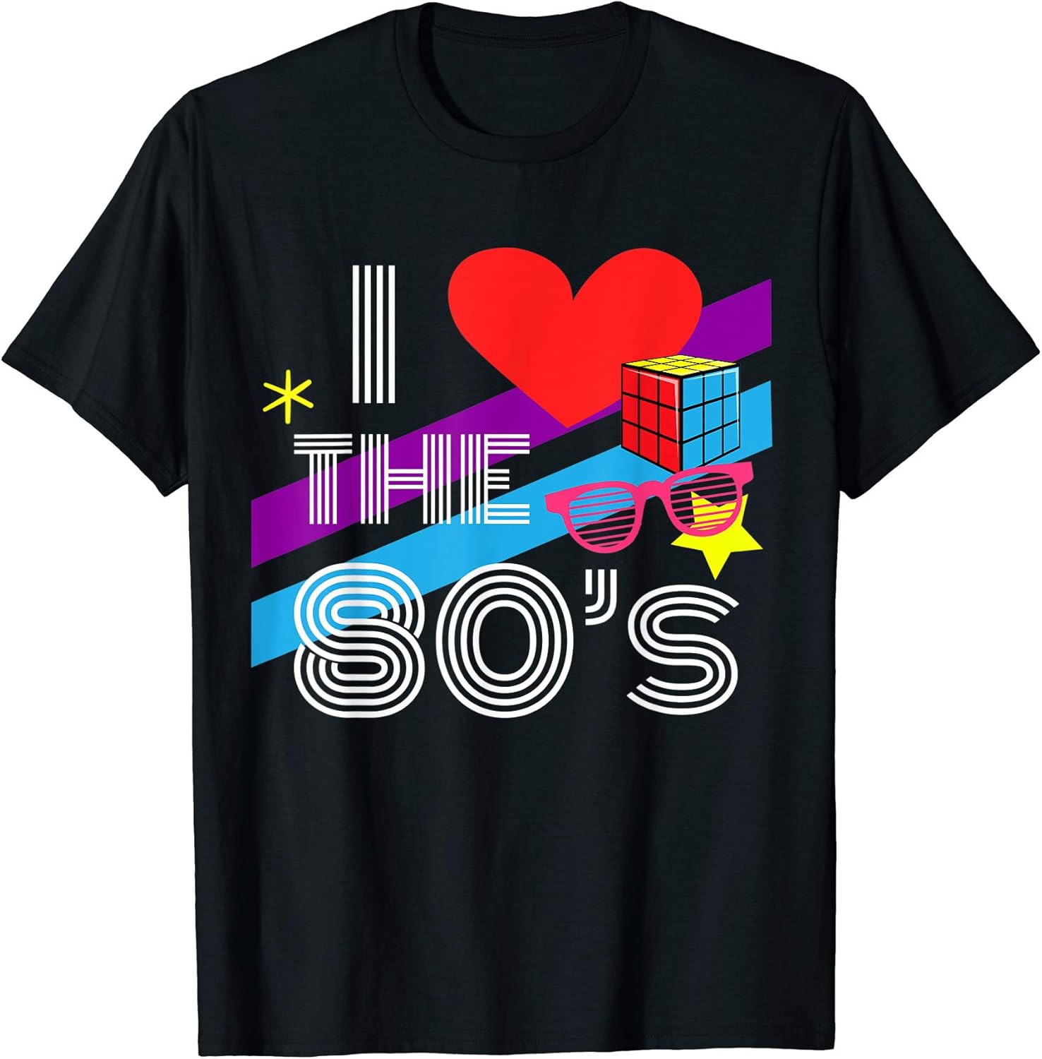 I Love The 80s Shirt Eighties T-Shirt for Men and Women Herren, Größe L ...