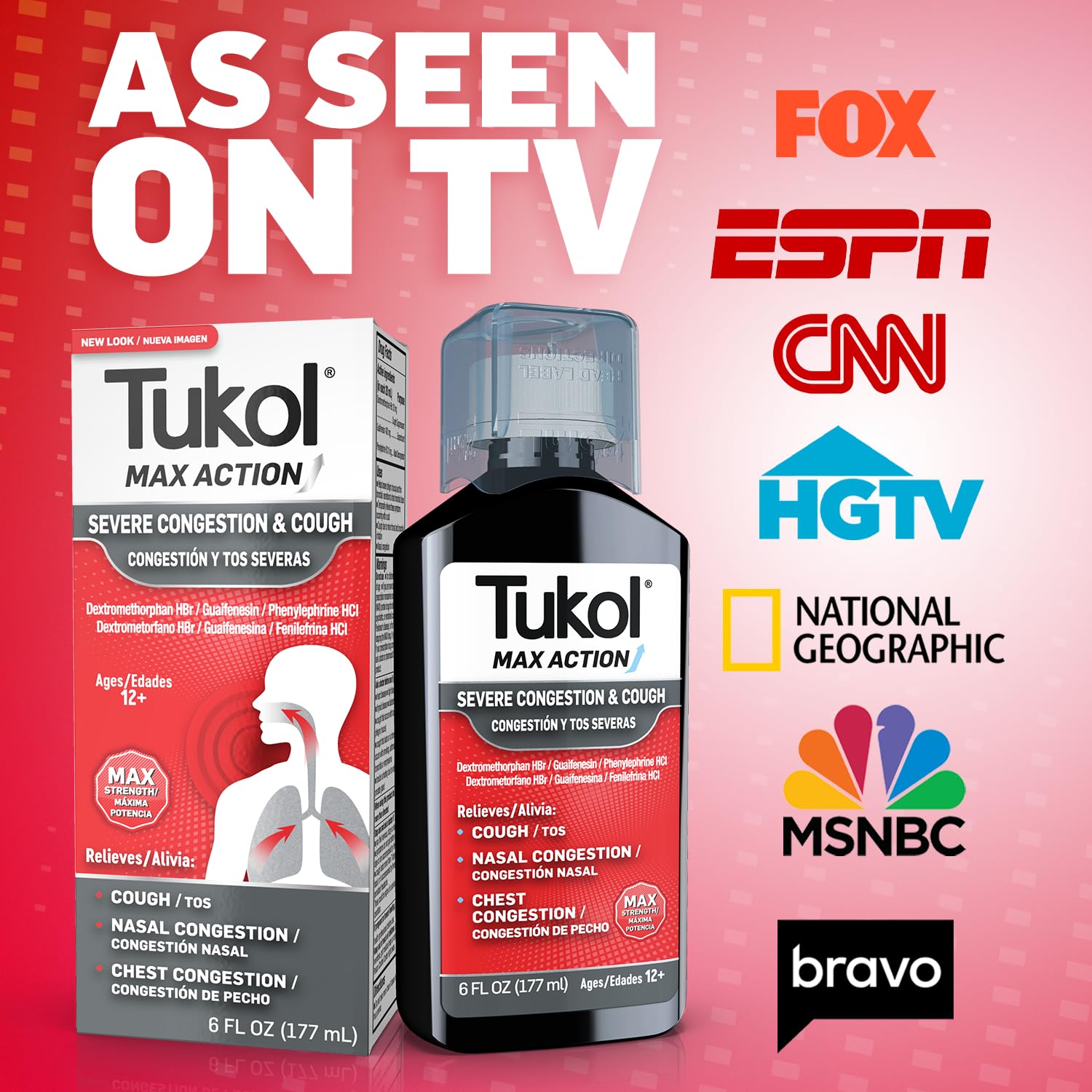 Mua TUKOL Max Action Severe Cough Suppressant and Nasal Decongestant ...