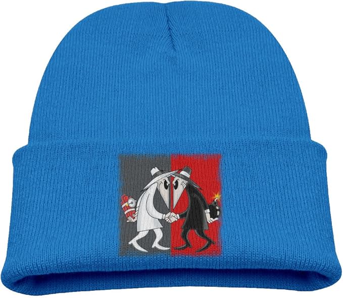 Spy VS Spy Wordless Comic Warm Winter Hat Knit Beanie Skull Cap Cuff ...
