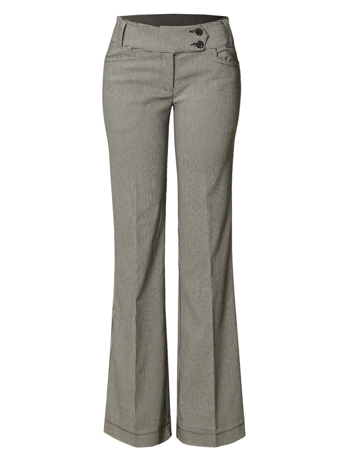 Design by Olivia Women's Plaid Millennium Trouser Bootcut Pants Slacks ...