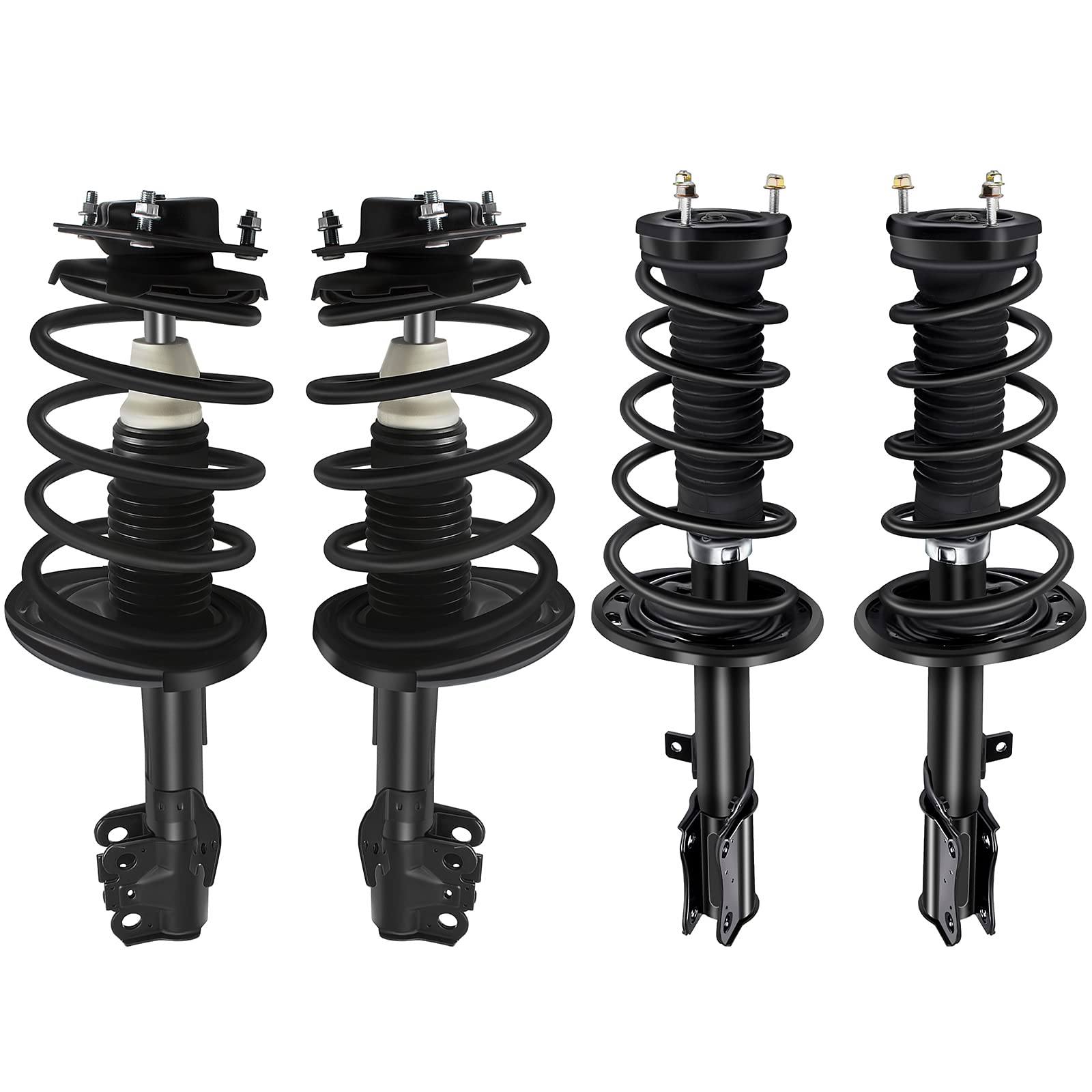 ECCPP Complete Struts Spring Assembly Front & Rear Struts Shock FWD Fit ...