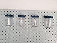 Amazon.com: Pegboard Bins Peg Organizer Storage Jars Pegboard ...