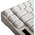 Amazon.com: White Jade Keycaps 160 Keys Double Shot PBT Keycaps RSA ...