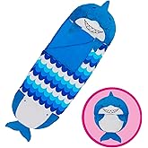 Amazon.com: Happy Nappers: Pillow & Sleepy Sack: Medium - Grey Shark ...
