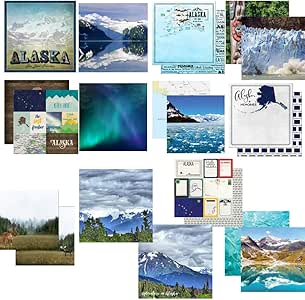 Amazon.com: Custom Bundle Set of 13 Alaska Themed Travel and Vacation ...