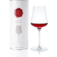 Amazon.com | Grassl Liberté Wine Glass, Hand-Blown Crystal Universal ...