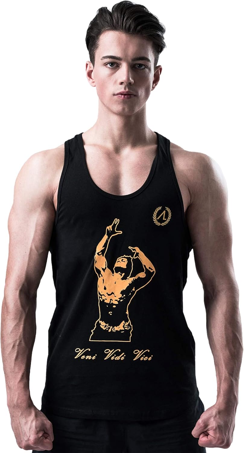AESTHETIC LEGACY Premium Zyzz - Veni VIDI VICI Stringer | Slim-Fit ...
