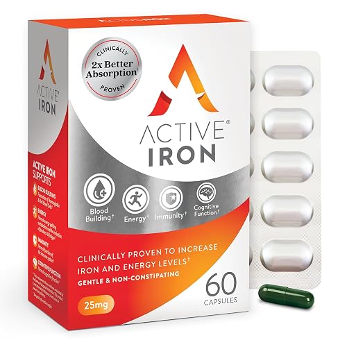 Active Iron Supplement 25mg – Clinically Proven to Increase Iron ...