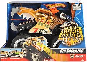 Amazon.com: HOT WHEELS Road Beasts Big Growlers Clawd: Toys & Games