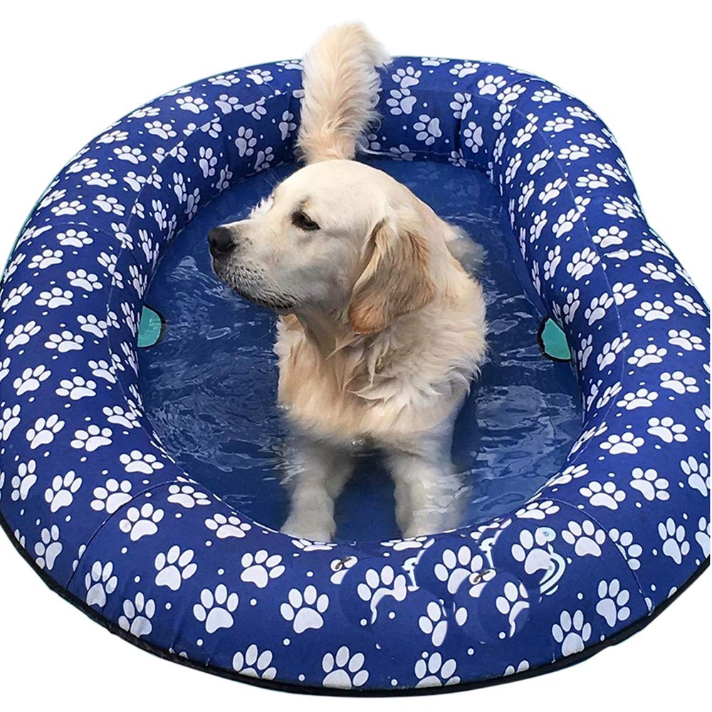 Ginkago Inflatable Pool Float for Adult Dogs and Puppies, Large ...