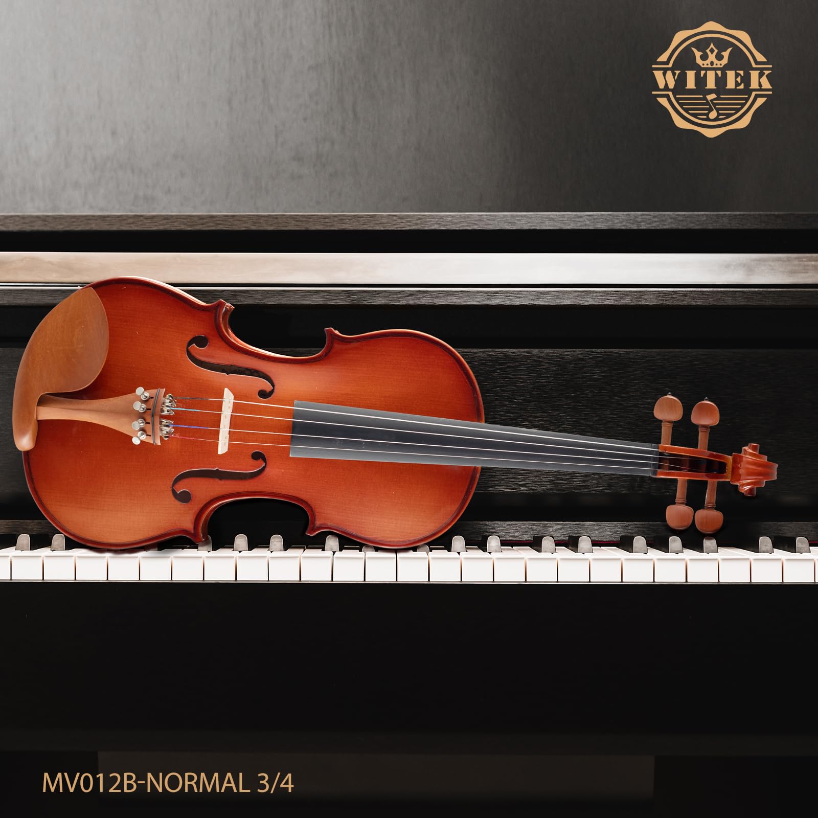 Mua 3/4 Violin Set for Kids Adults, WITEK Beginner Violin Kit Date Wood ...