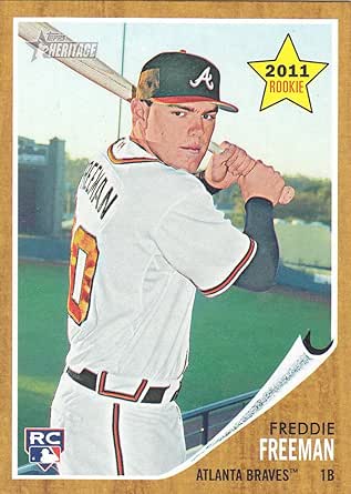 2011 TOPPS HERITAGE FREDDIE FREEMAN RC ROOKIE CARD at Amazon's Sports ...