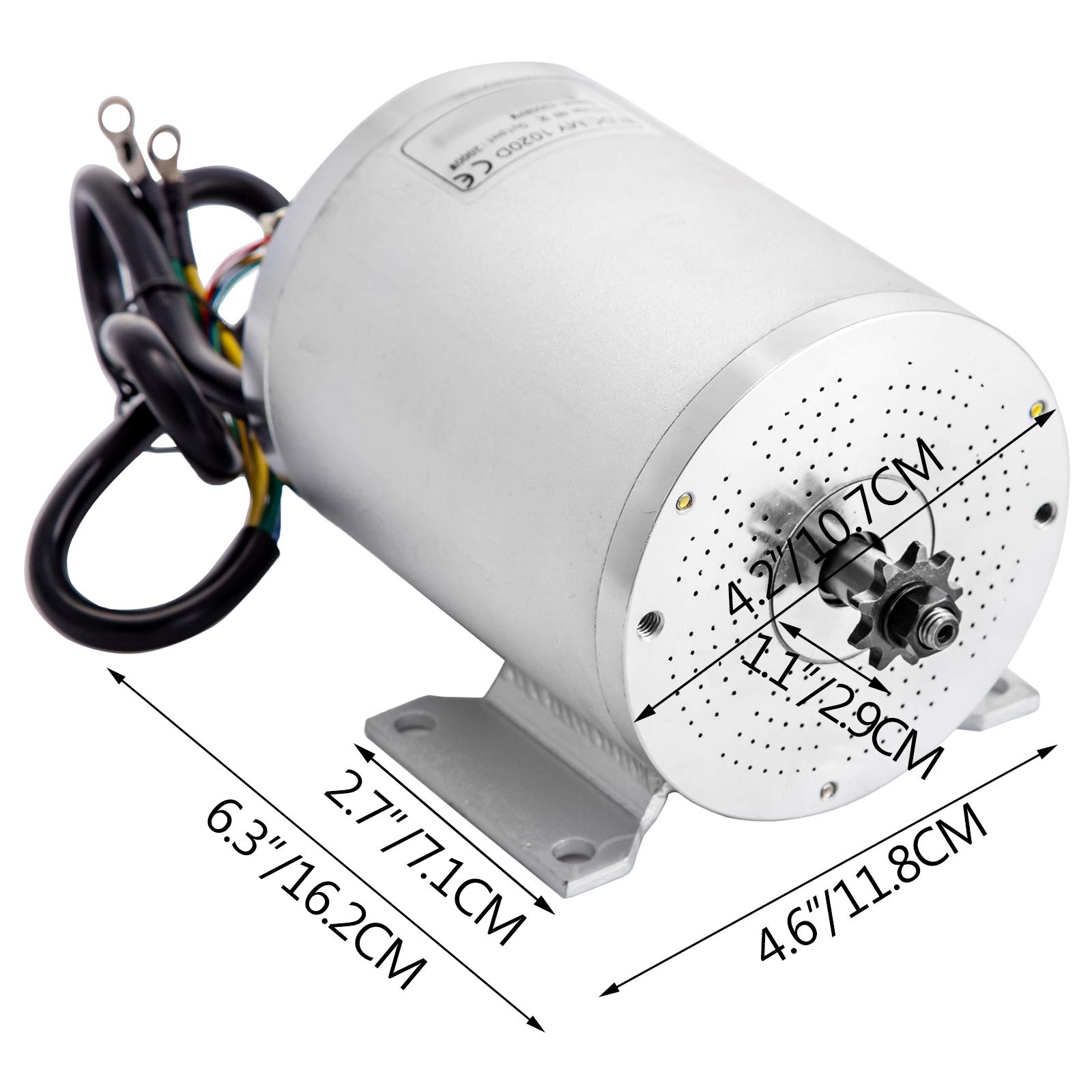 Mua BestEquip Brushless Motor Kit,2000W 48V 42A 4300RPM High Speed Electric Scooter Motor,with ...