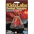 Amazon.com: 4M Kidzlabs Pocket Volcano, DIY STEM Chemistry Geology Lab ...
