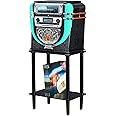 Amazon.com: Arkrocket Boston Tabletop Jukebox Record Player Entertainment System with Stand ...