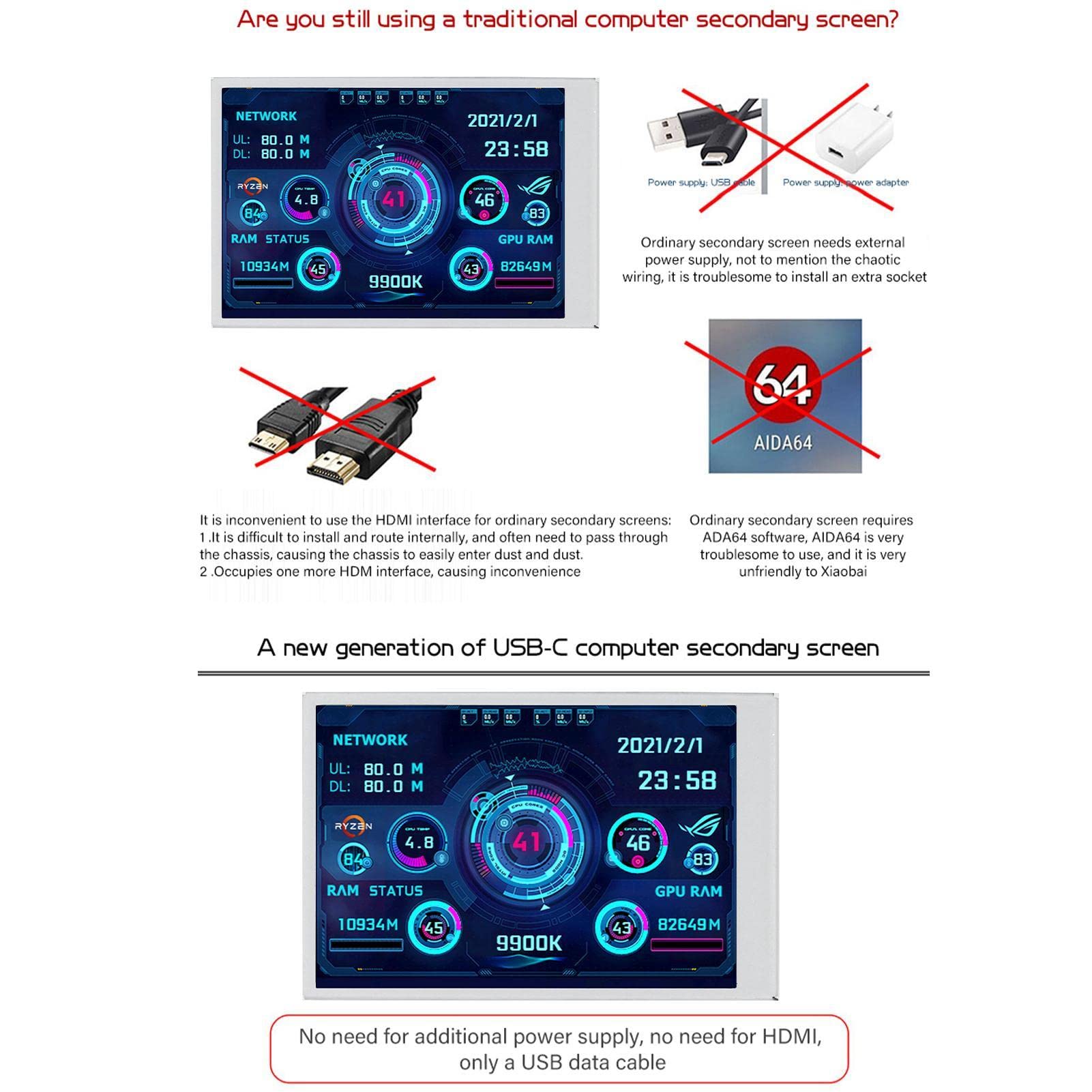 Mua SURD PC CPU PU RAM HDD Data Monitor Mobile Monitor Mobile Display ...