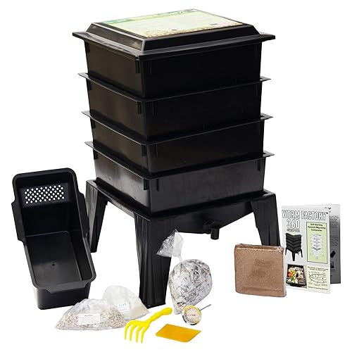 Worm Factory® 360 Black US Made Composting System for Recycling Food ...