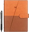 HOMESTEC Reusable Smart Notebook, Pen Included, 5.8''X8.3''-A5(Brown ...