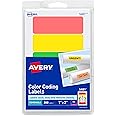 Amazon.com : Avery Removable Print or Write Color Coding Labels, 1 x 3 Inches, 200 Labels (5481 ...