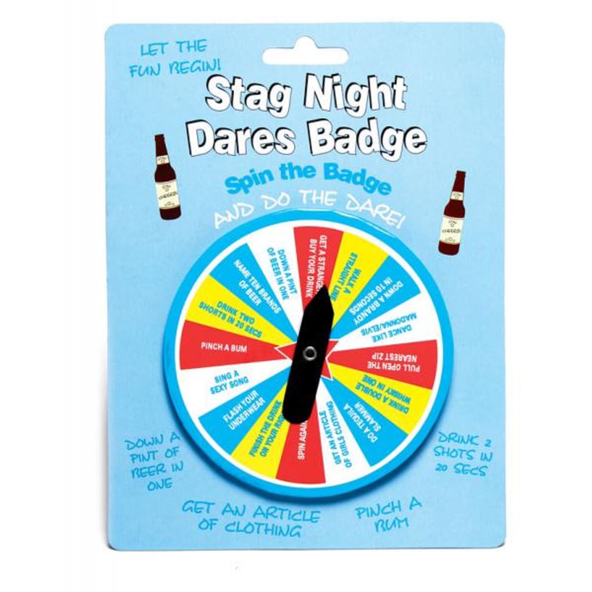 Stag Night Dares Badge: Amazon.co.uk: Toys & Games
